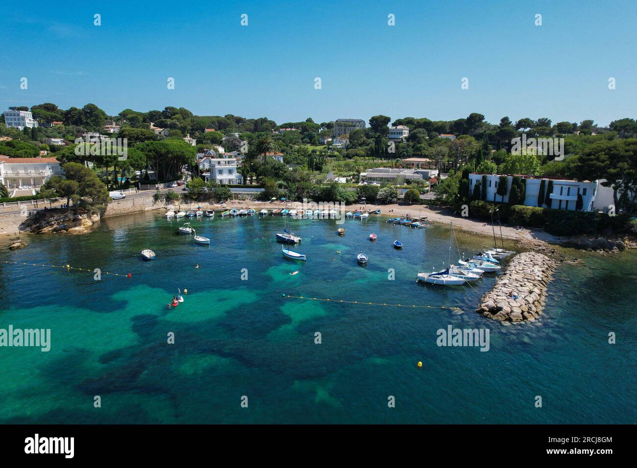 France. 15th July, 2023. Illustration of the Port de l'Olivette, a ...