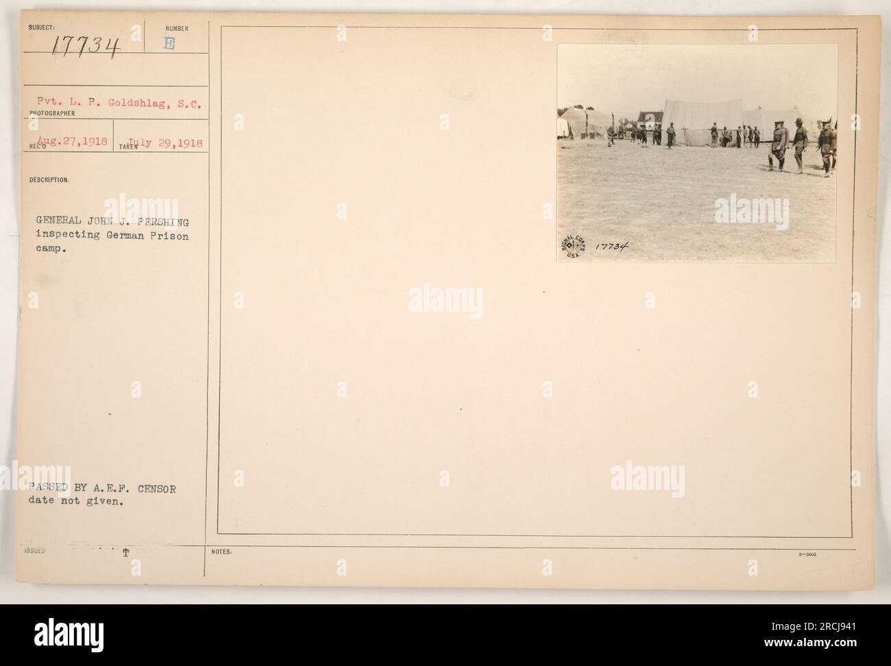 Genera john j pershing hi-res stock photography and images - Alamy