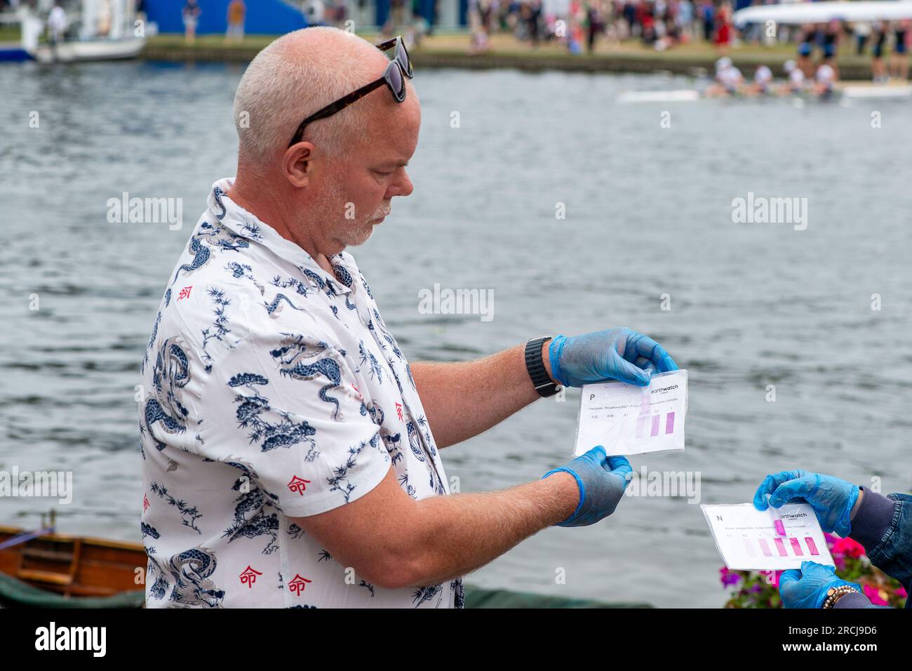 Henley-on-Thames, Oxfordshire, UK. 27th June, 2023. Citizen Scientists ...