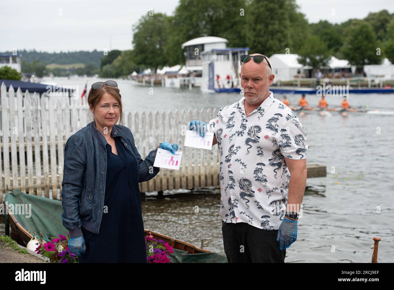 Henley-on-Thames, Oxfordshire, UK. 27th June, 2023. Citizen Scientists ...