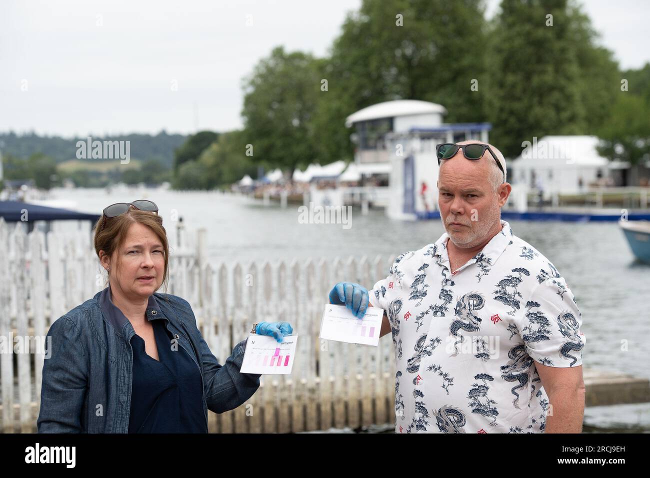 Henley-on-Thames, Oxfordshire, UK. 27th June, 2023. Citizen Scientists ...