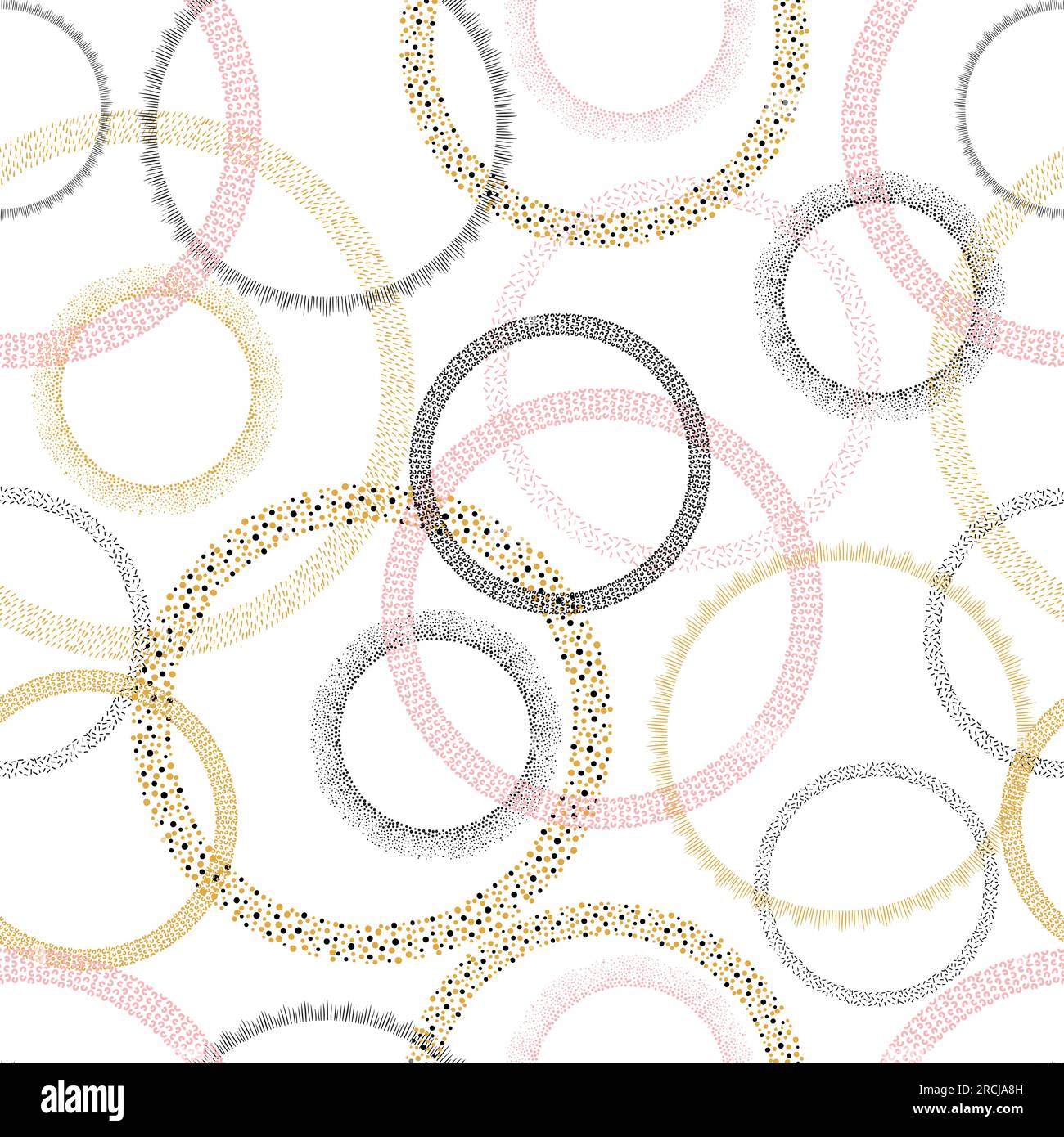 Hand drawn pink circles Stock Vector Images - Alamy