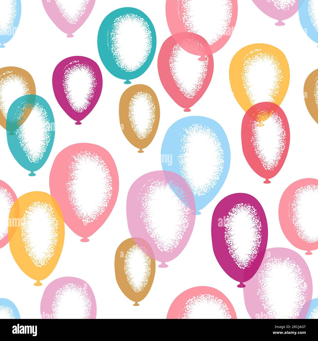 Colorful balloons seamless pattern. Vector celebration background Stock Vector Image & Art - Alamy