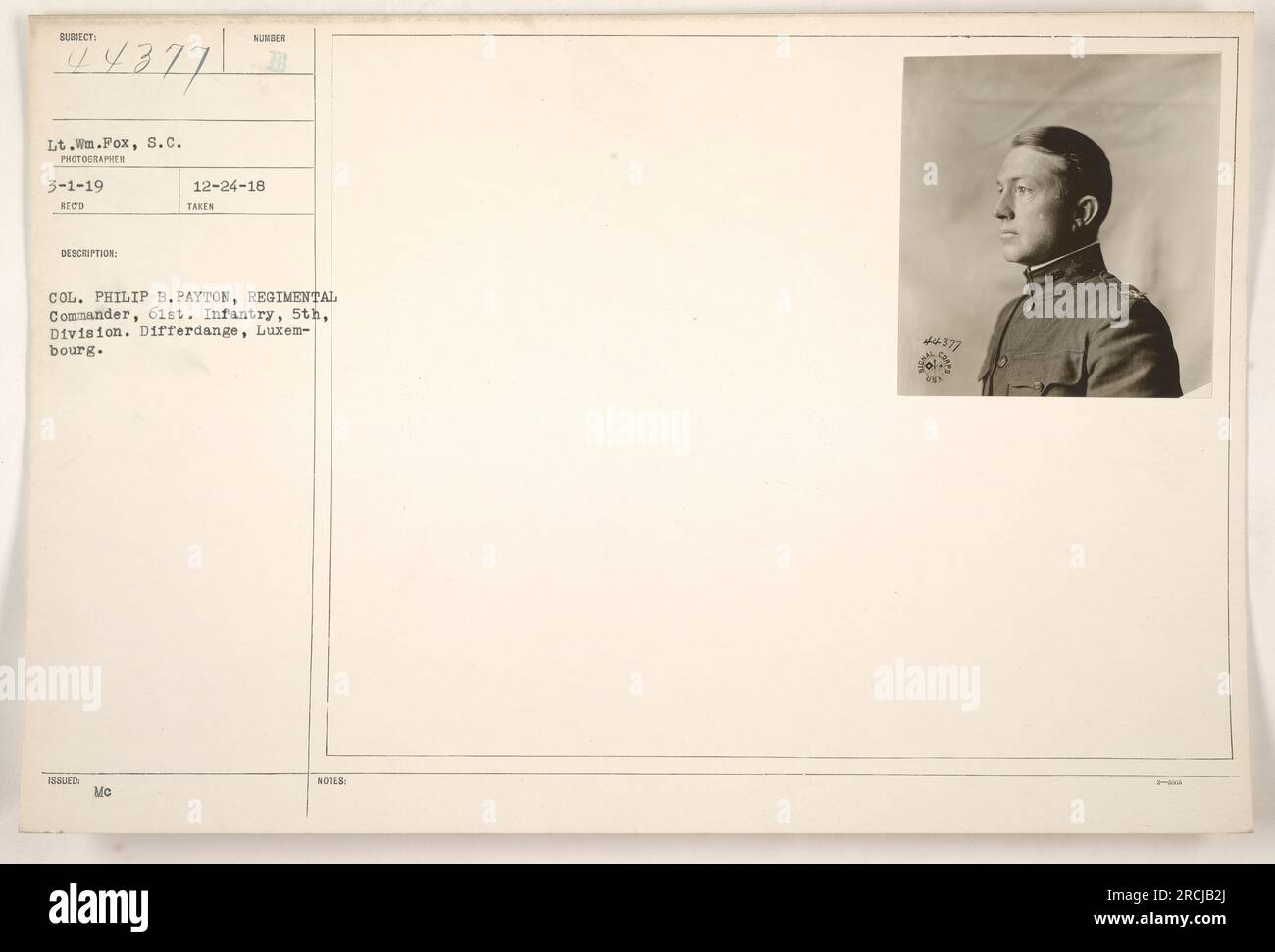 Lieutenant William Pox of the Signal Corps captured in photograph 111 ...