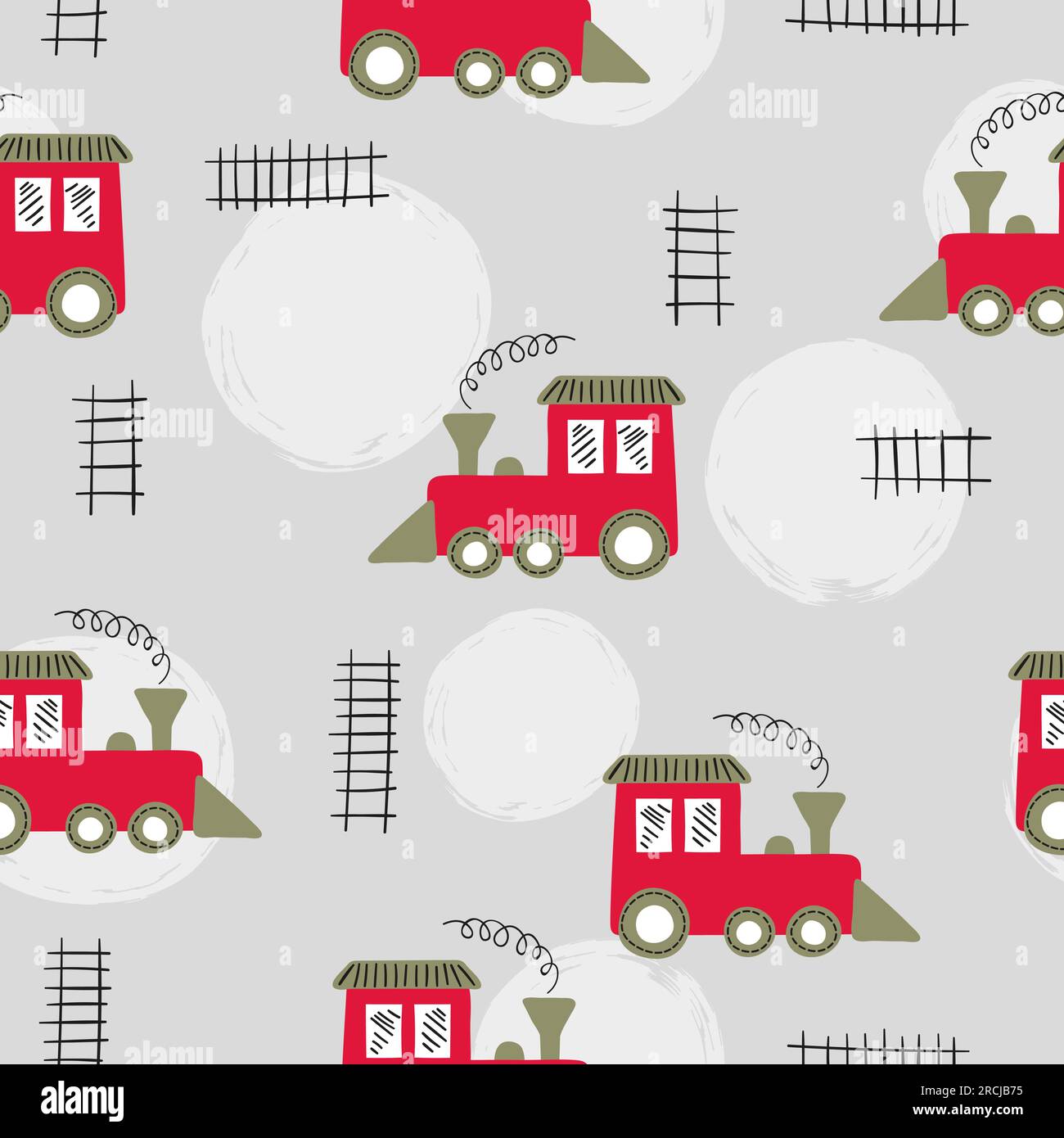 Seamless toy trains pattern. Baby print Stock Vector Image & Art - Alamy