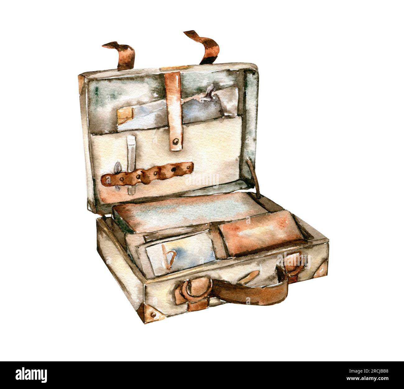 Open Suitcase Template