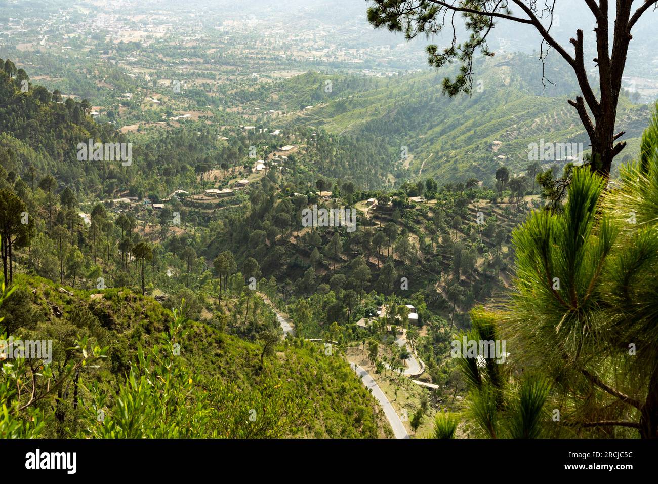 Beautiful scenery of the buner valley Stock Photo - Alamy