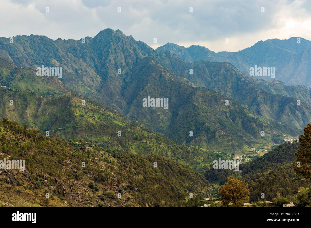 Amazing view of mountains landscape scenery in the countryside of ...