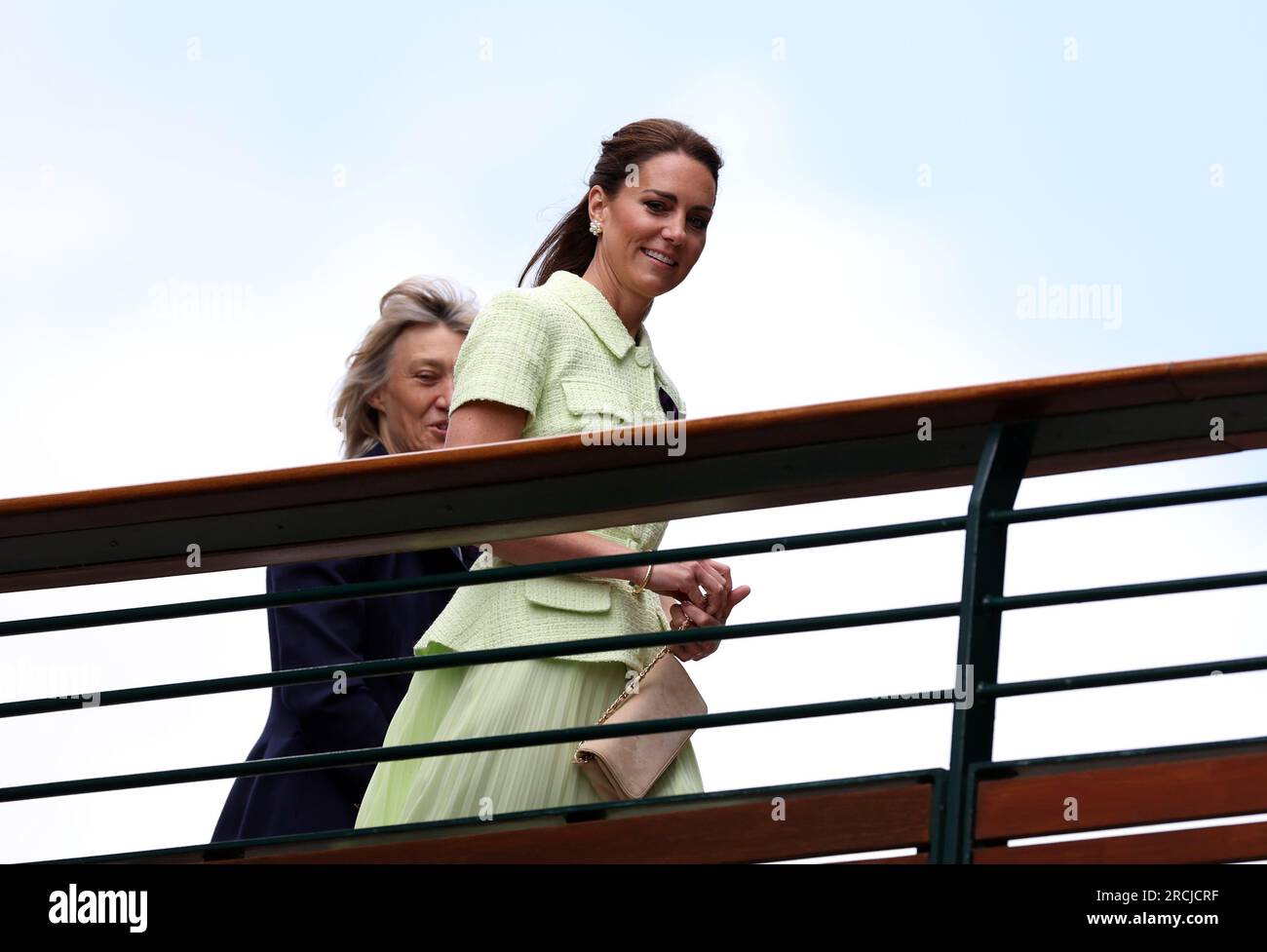 The Princess of Wales arriving on day thirteen of the 2023 Wimbledon ...