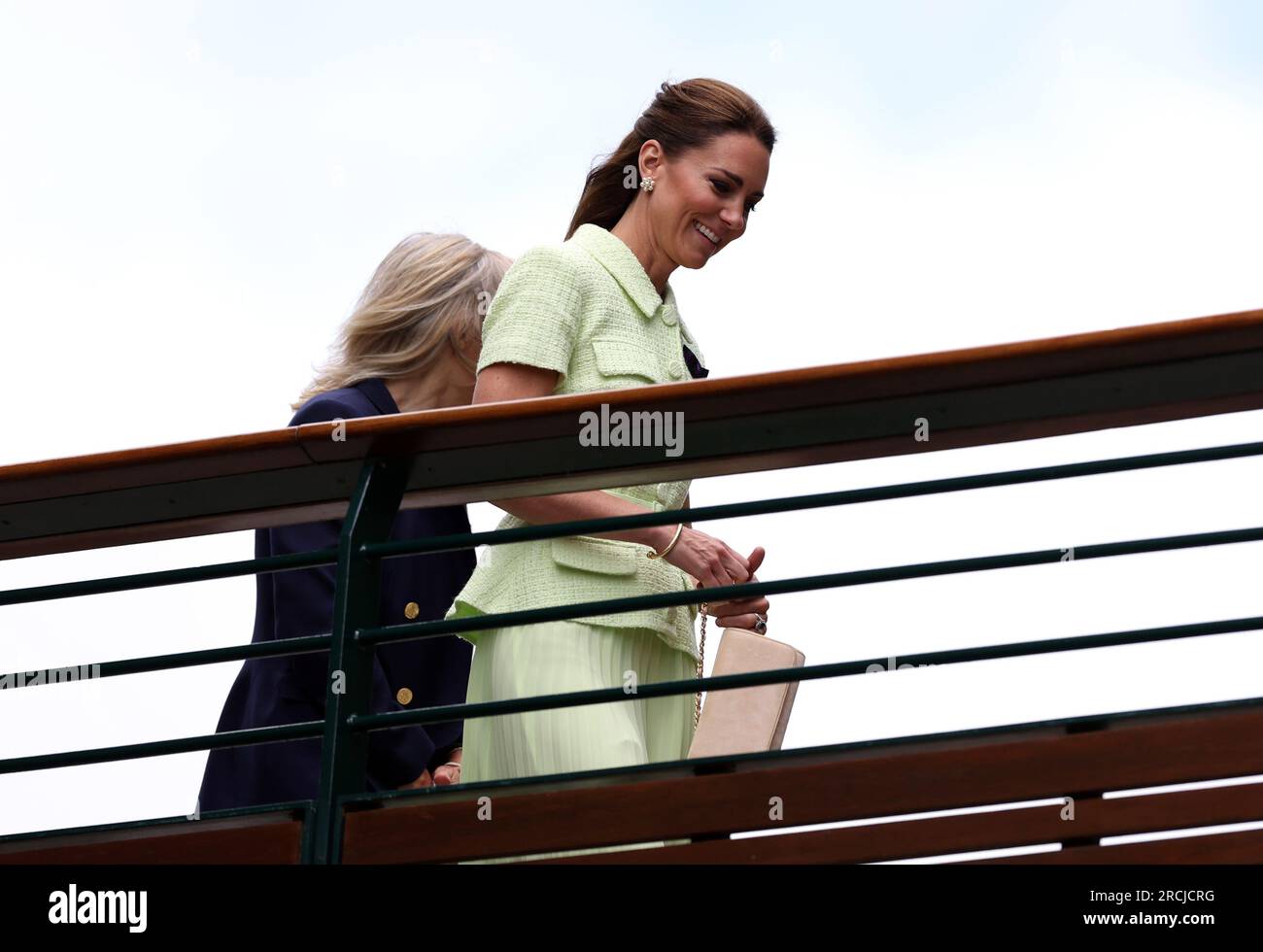 The Princess of Wales arriving on day thirteen of the 2023 Wimbledon ...
