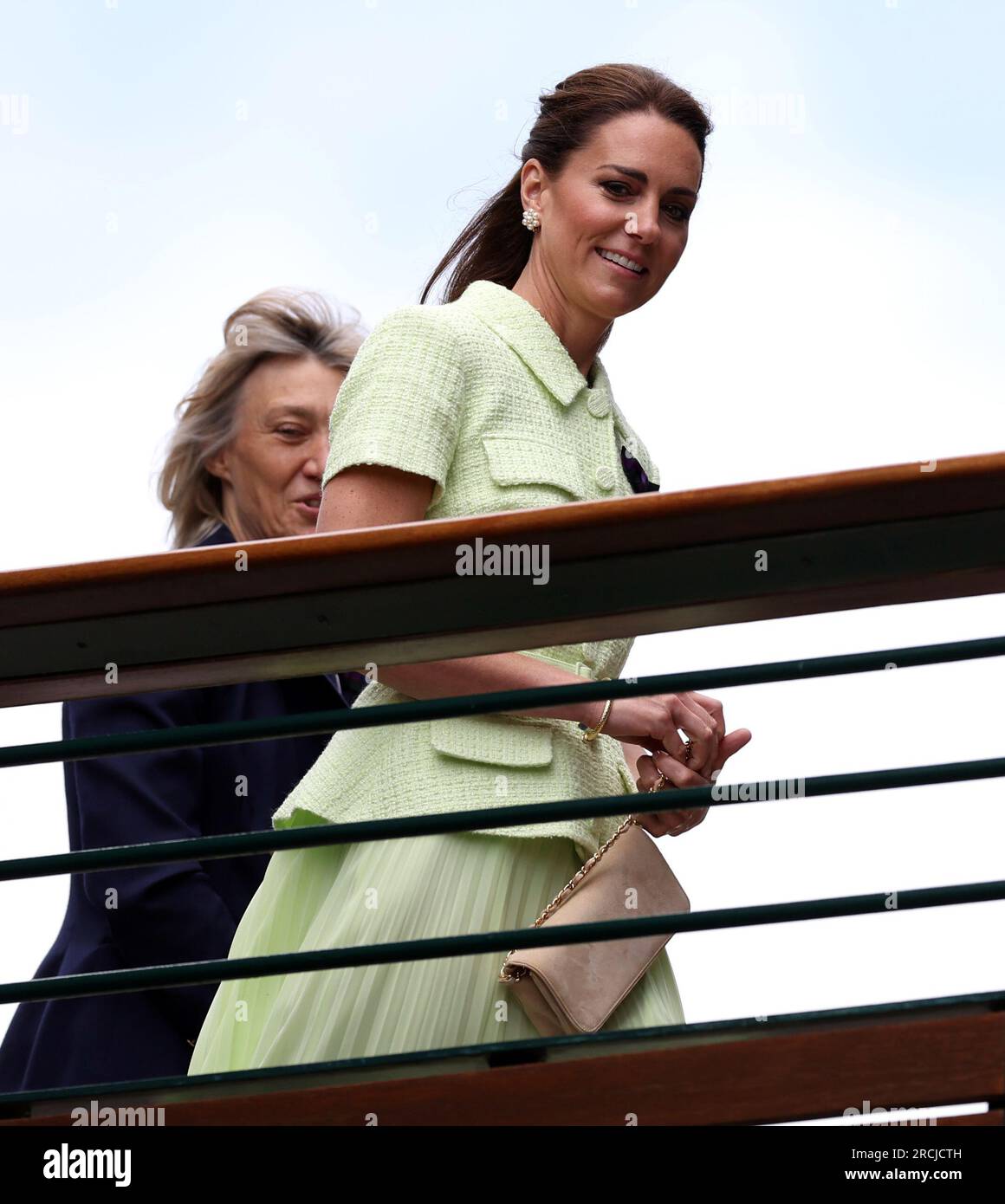 The Princess of Wales arriving on day thirteen of the 2023 Wimbledon ...