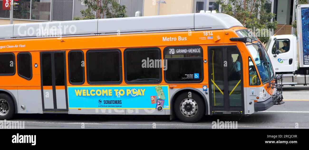 Los Angeles, California: LA Metro Bus Transit, Public Transport of Los ...