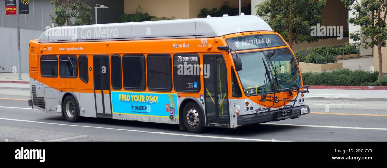 Los Angeles, California: LA Metro Bus Transit, Public Transport of Los ...