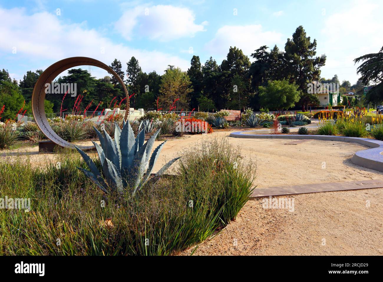 Los Angeles, California: William Mulholland Memorial located at ...