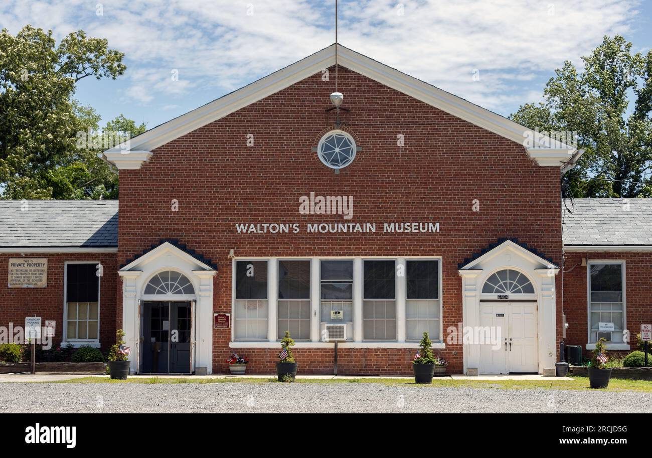 The Walton's Mountain Museum in Virginia, USA Stock Photo - Alamy