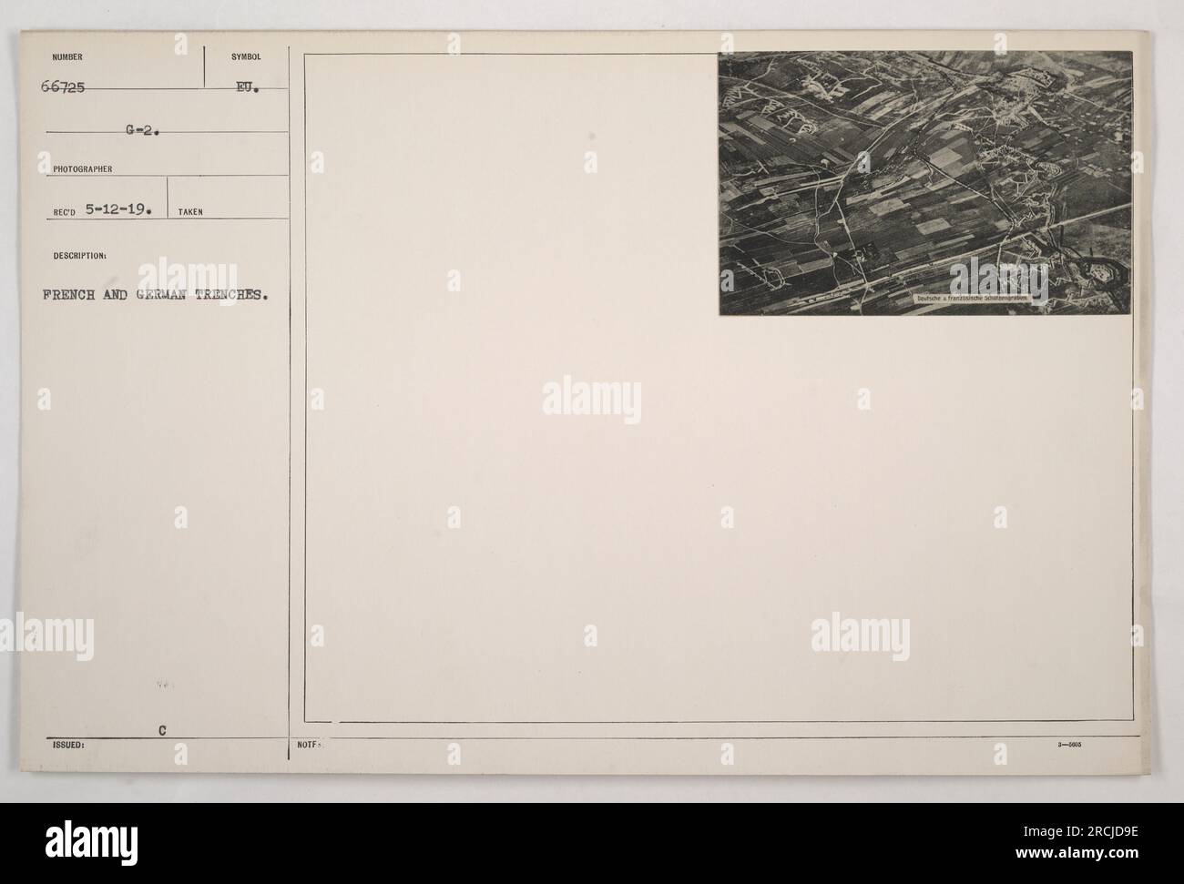French and German soldiers entrenched in their respective trenches ...