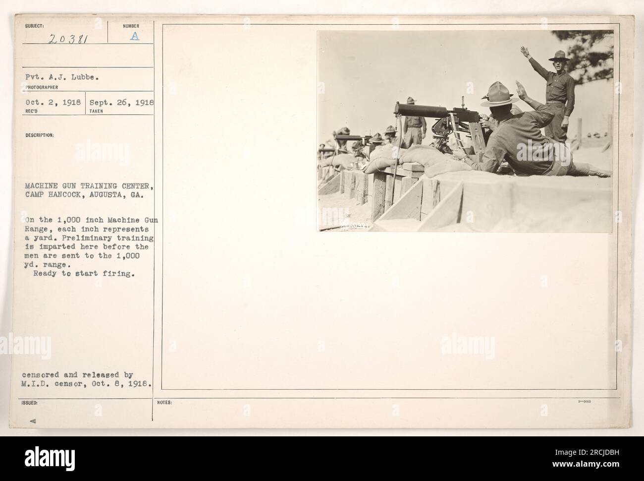 000 yard machine gun range hi-res stock photography and images - Alamy