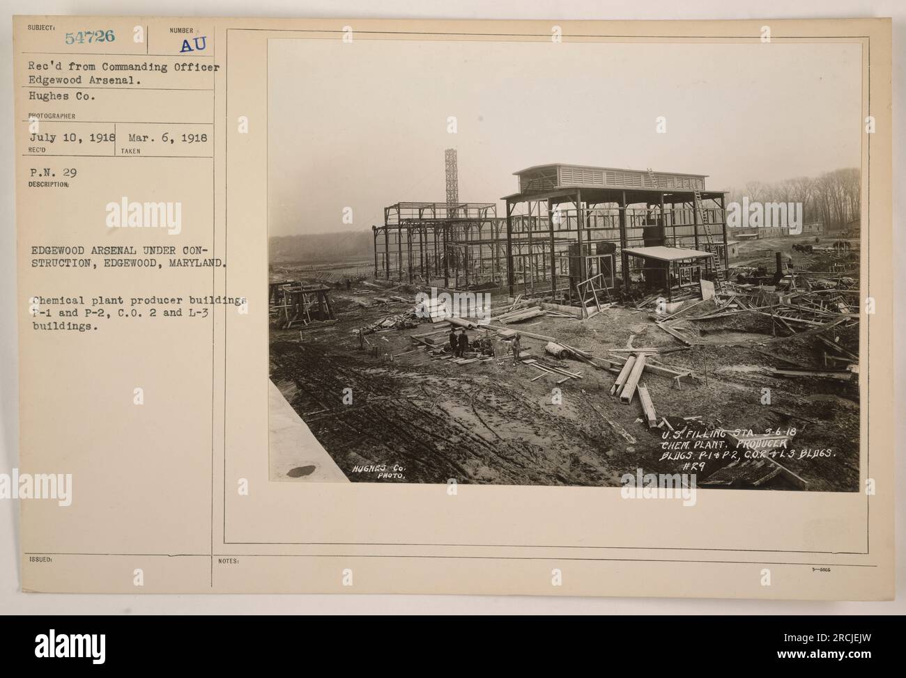 Edgewood Arsenal undergoing construction in Edgewood, Maryland. The ...