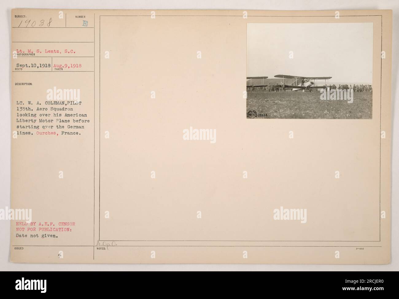 American liberty motor plane hi-res stock photography and images - Alamy