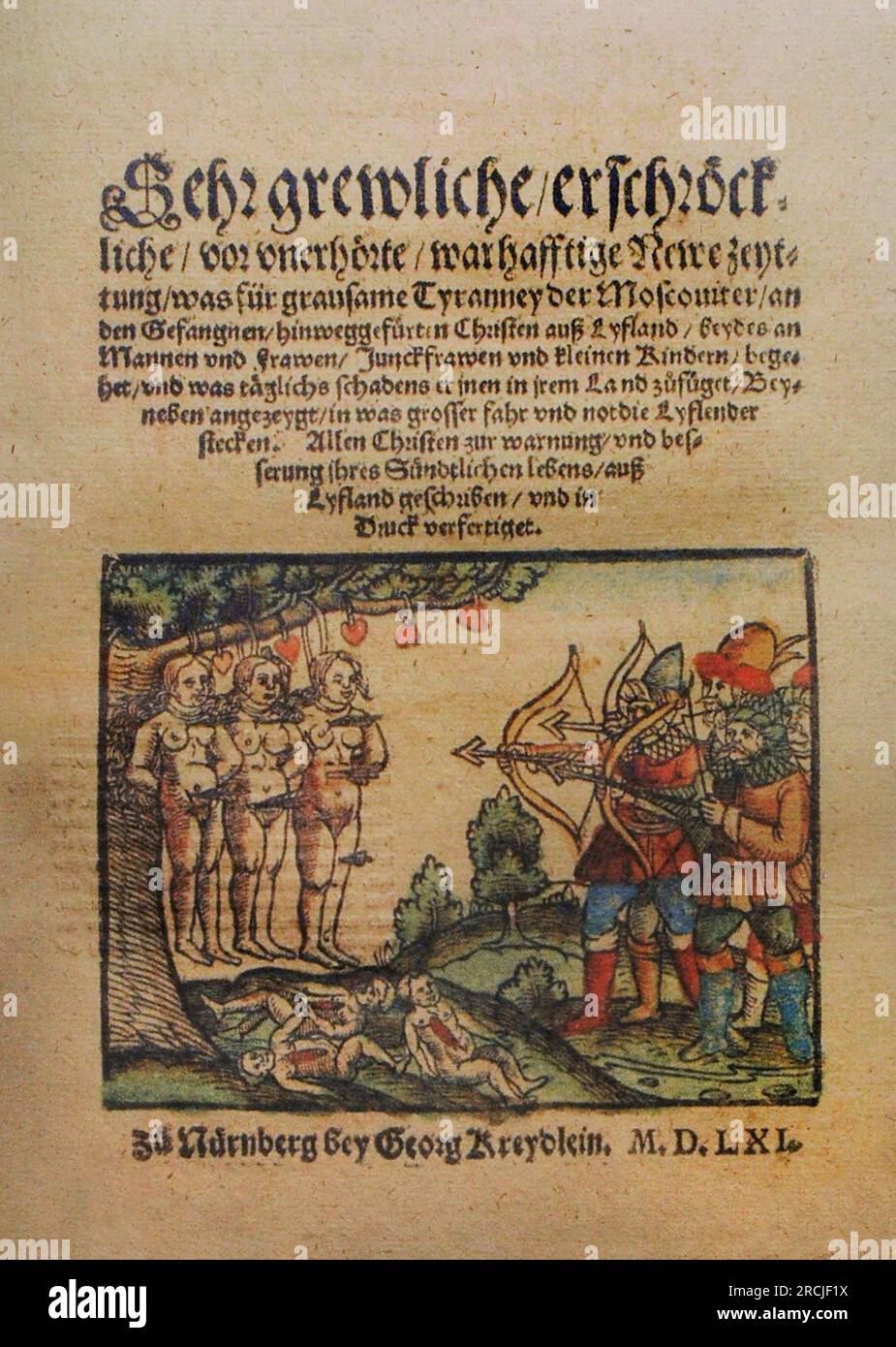 History of Latvia. 16th century. Atrocities against the civilian ...
