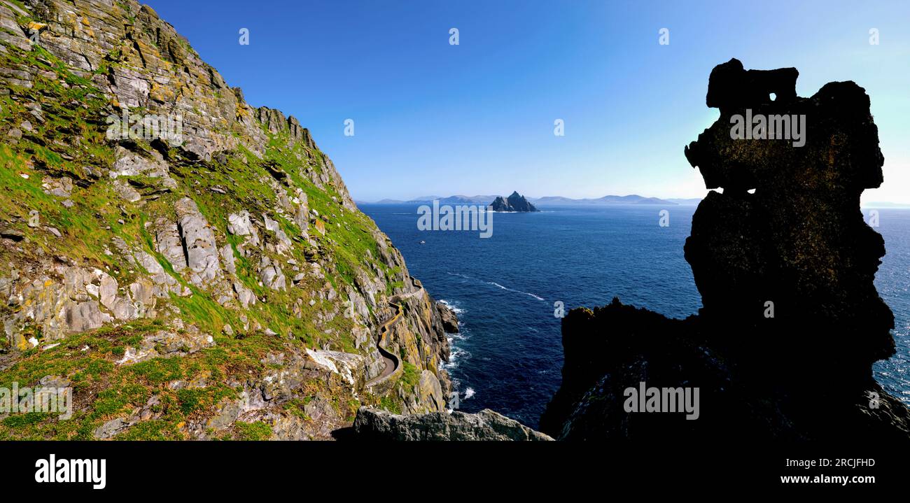 The Wailing Woman at the the UNESCO World Heritage site, Skellig ...