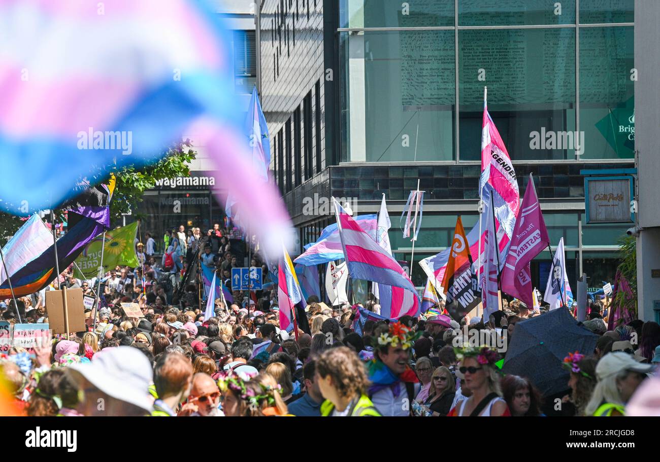Trans pride parades hi-res stock photography and images - Alamy