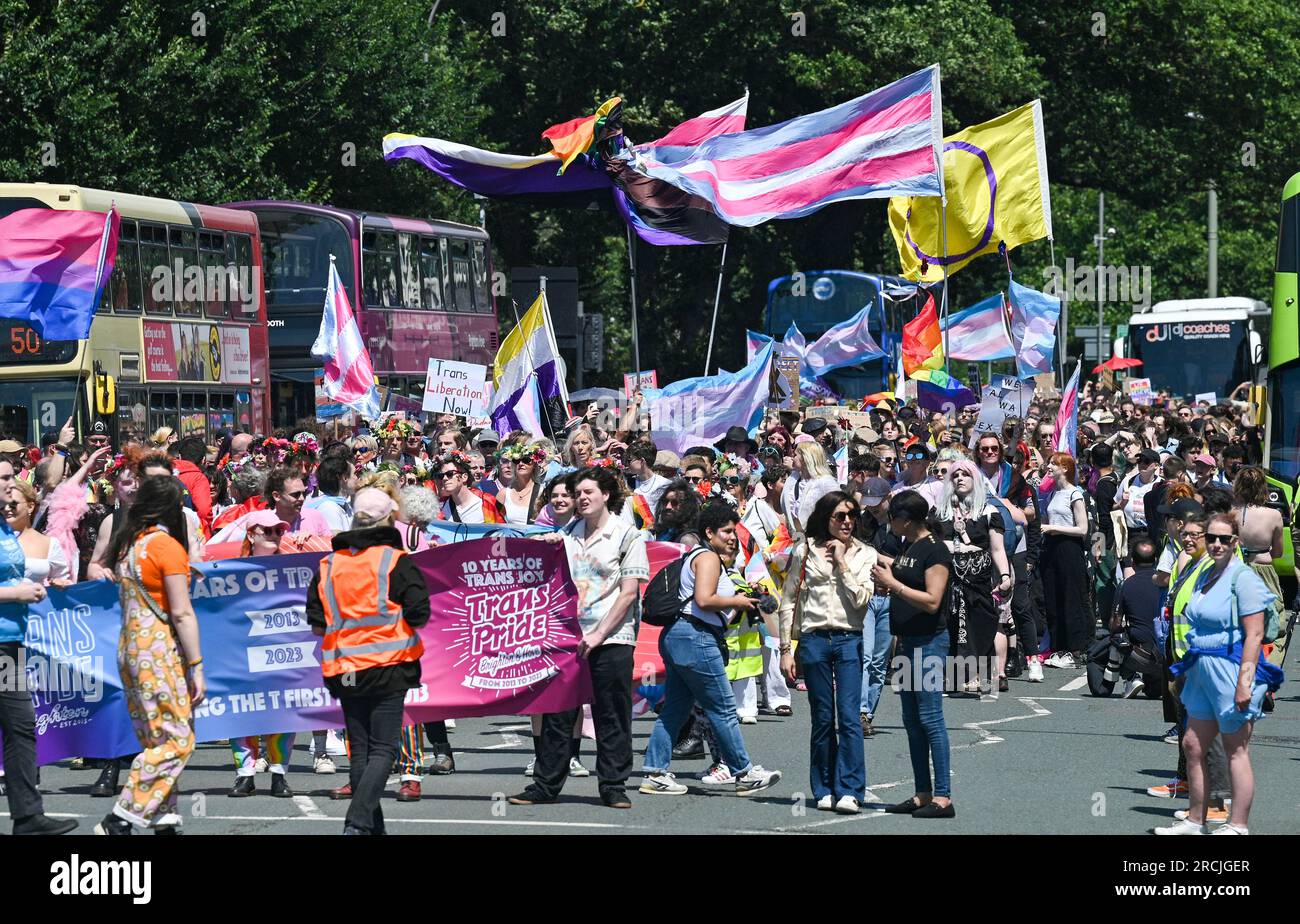 Trans pride flags hi-res stock photography and images - Alamy