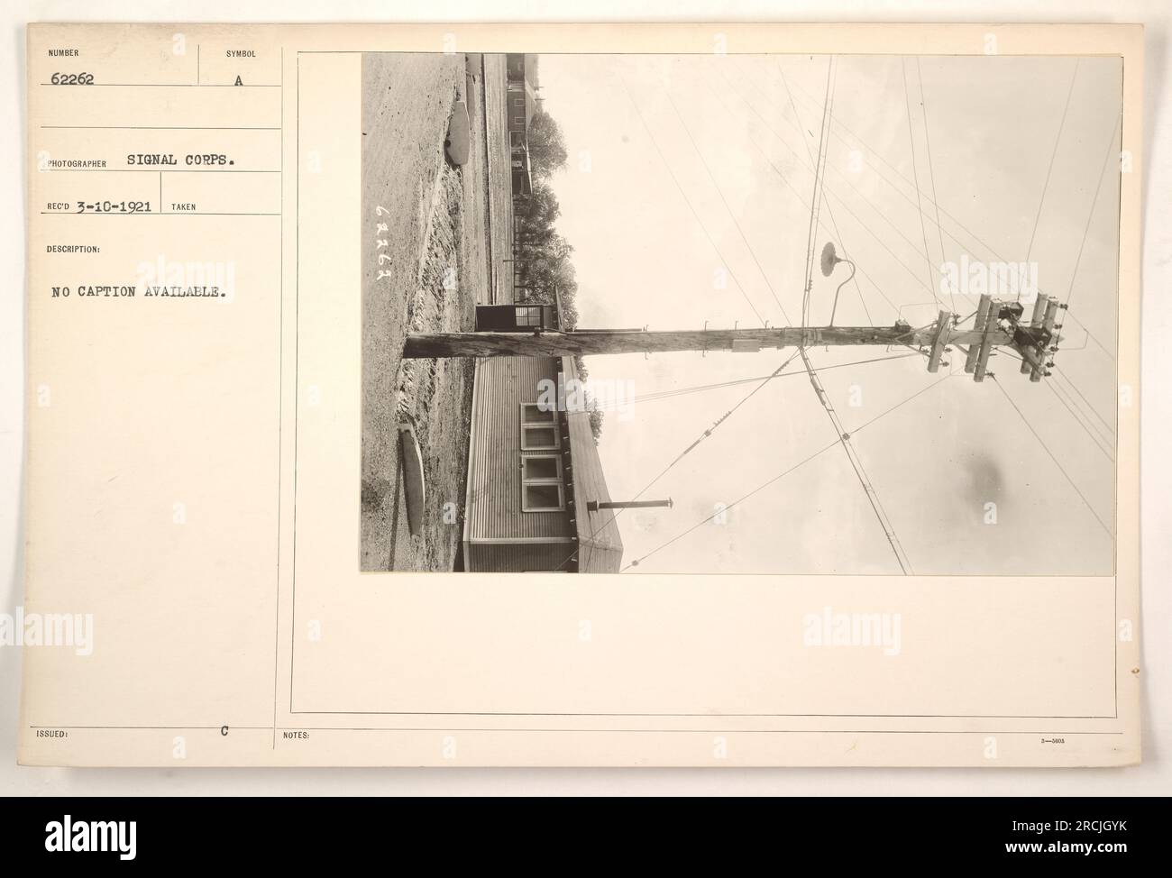 Soldiers working on setting up a cable near Camp Joseph E. Johnston ...