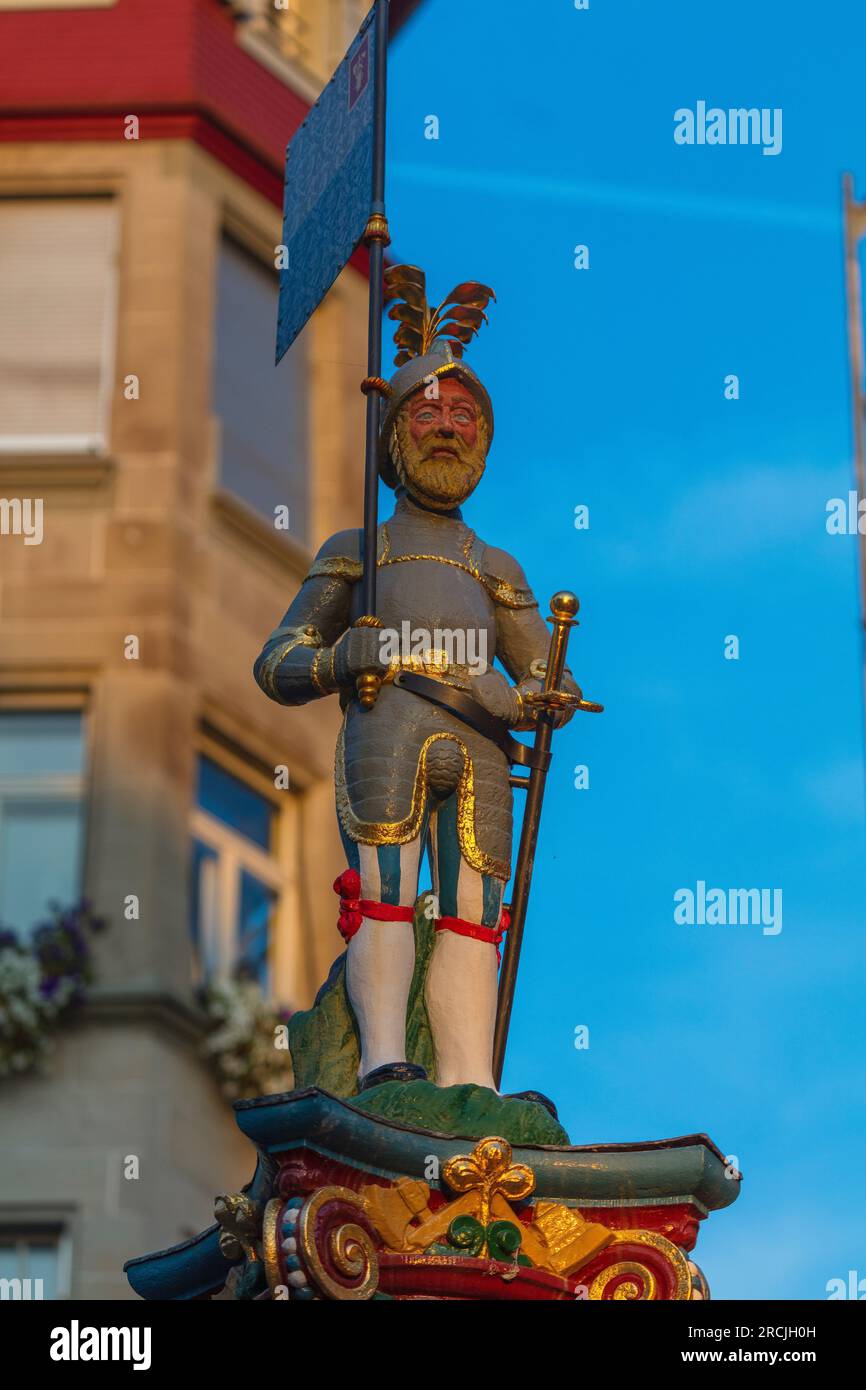 Fritschi fountain, Lucerne, Switzerland Stock Photo - Alamy