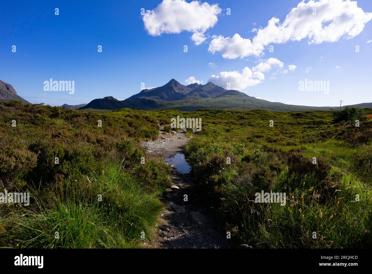 The Black Cuillin from Sligachan, Isle of Skye Stock Photo - Alamy