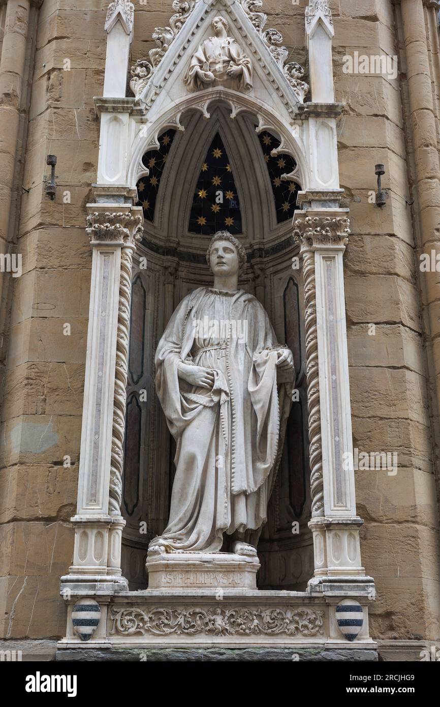 Statue of Saint Philip in the Tabernacle in the Exterior Perimeter of ...