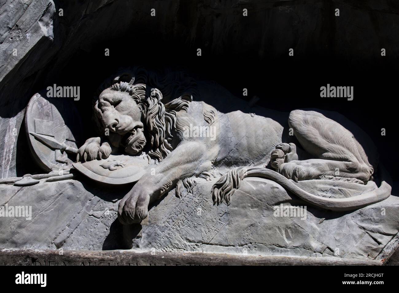 Lion's Monument, Lucerne, Switzerland Stock Photo - Alamy