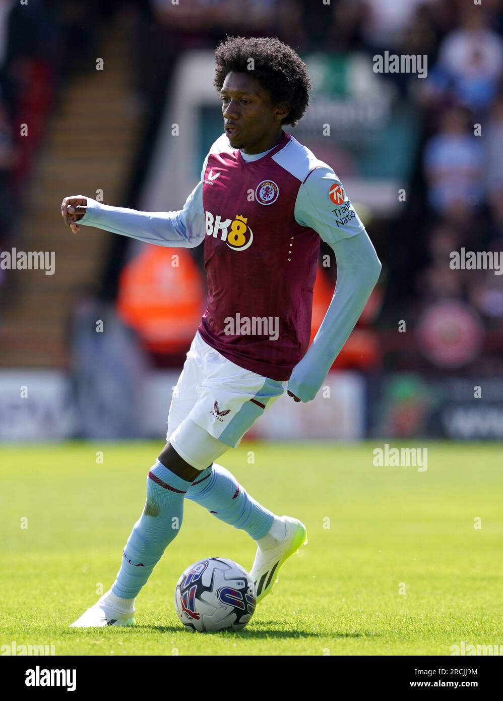 Aston Villa's Jaden Philogene-Bidace during a pre-season friendly match ...