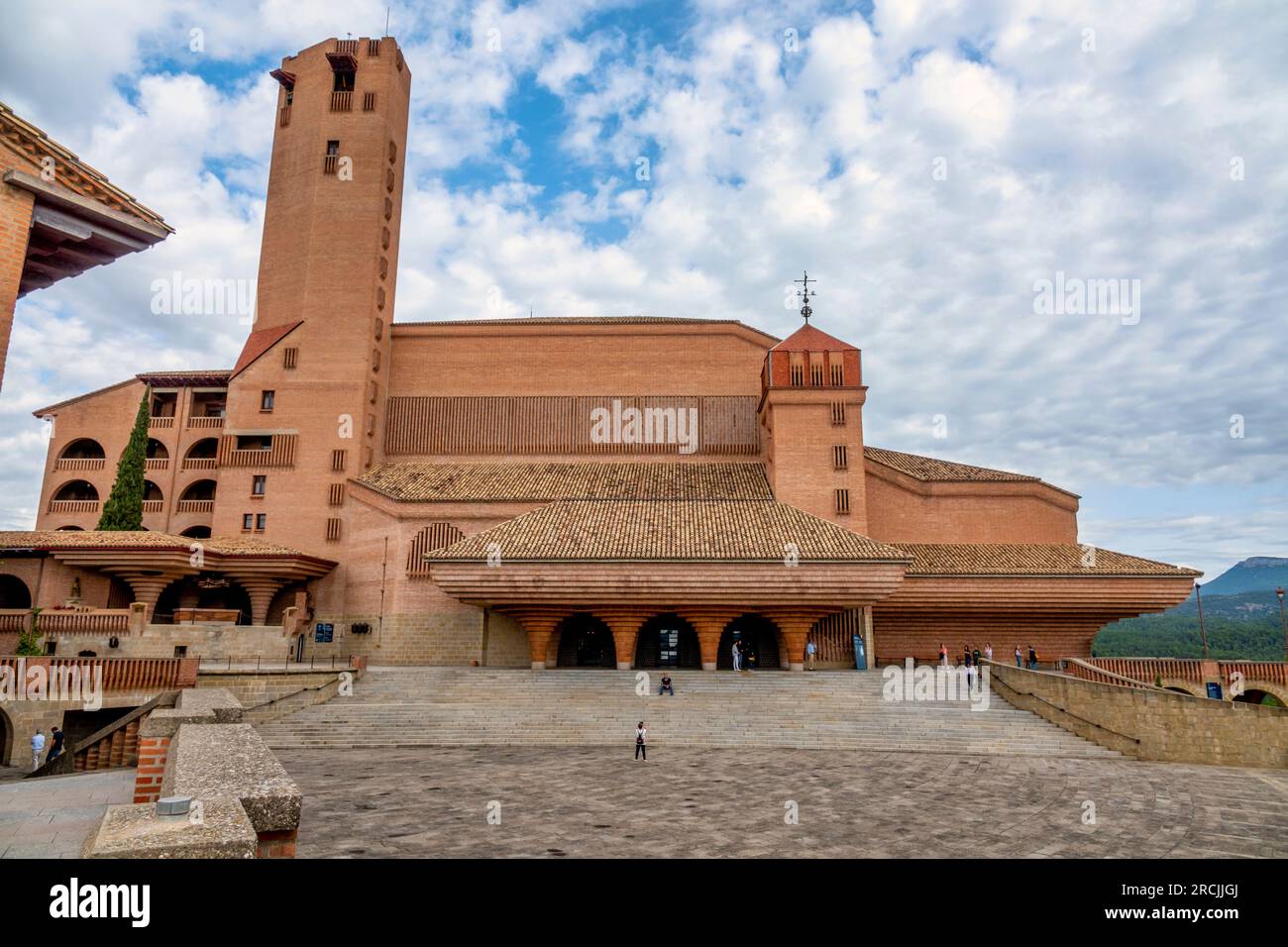 The Santuario de Torreciudad, a Marian shrine in Aragon, Spain, built ...