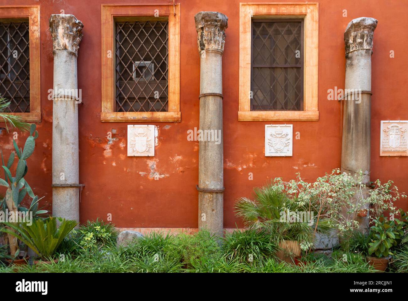 rome, lazio, italy, Basilica of Saint Sylvester the First , San ...