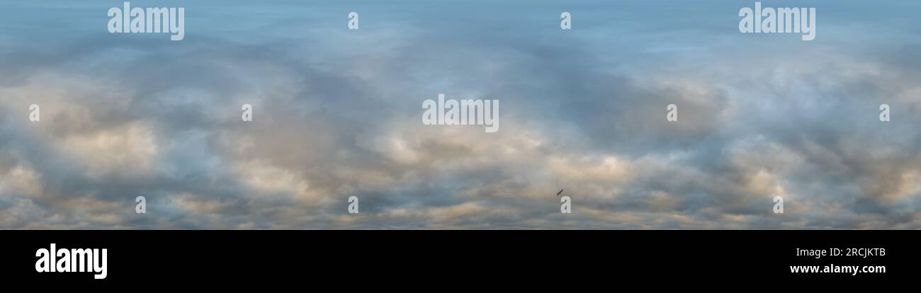 Dramatic overcast sky panorama with dark gloomy Cumulonimbus clouds ...