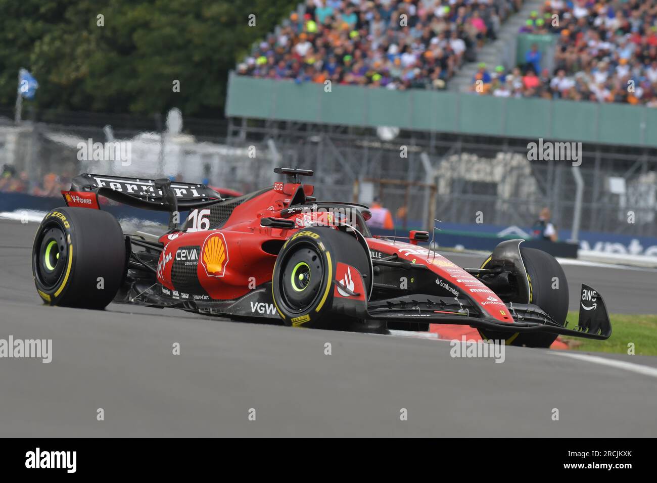 Charles Leclerc 2023 Aramco British Grand Prix Stock Photo - Alamy