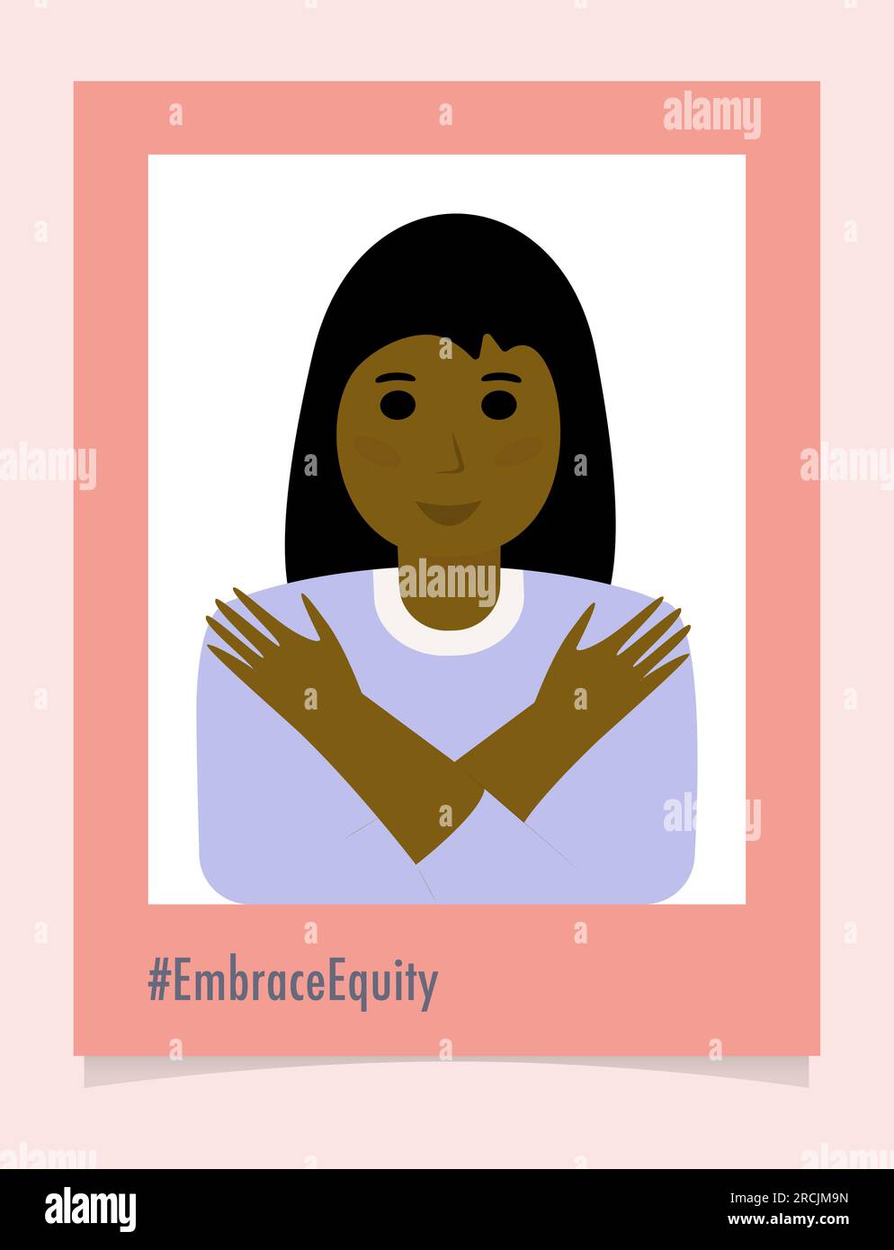 Person portrait #EmbraceEquity Give equity a huge embrace ...
