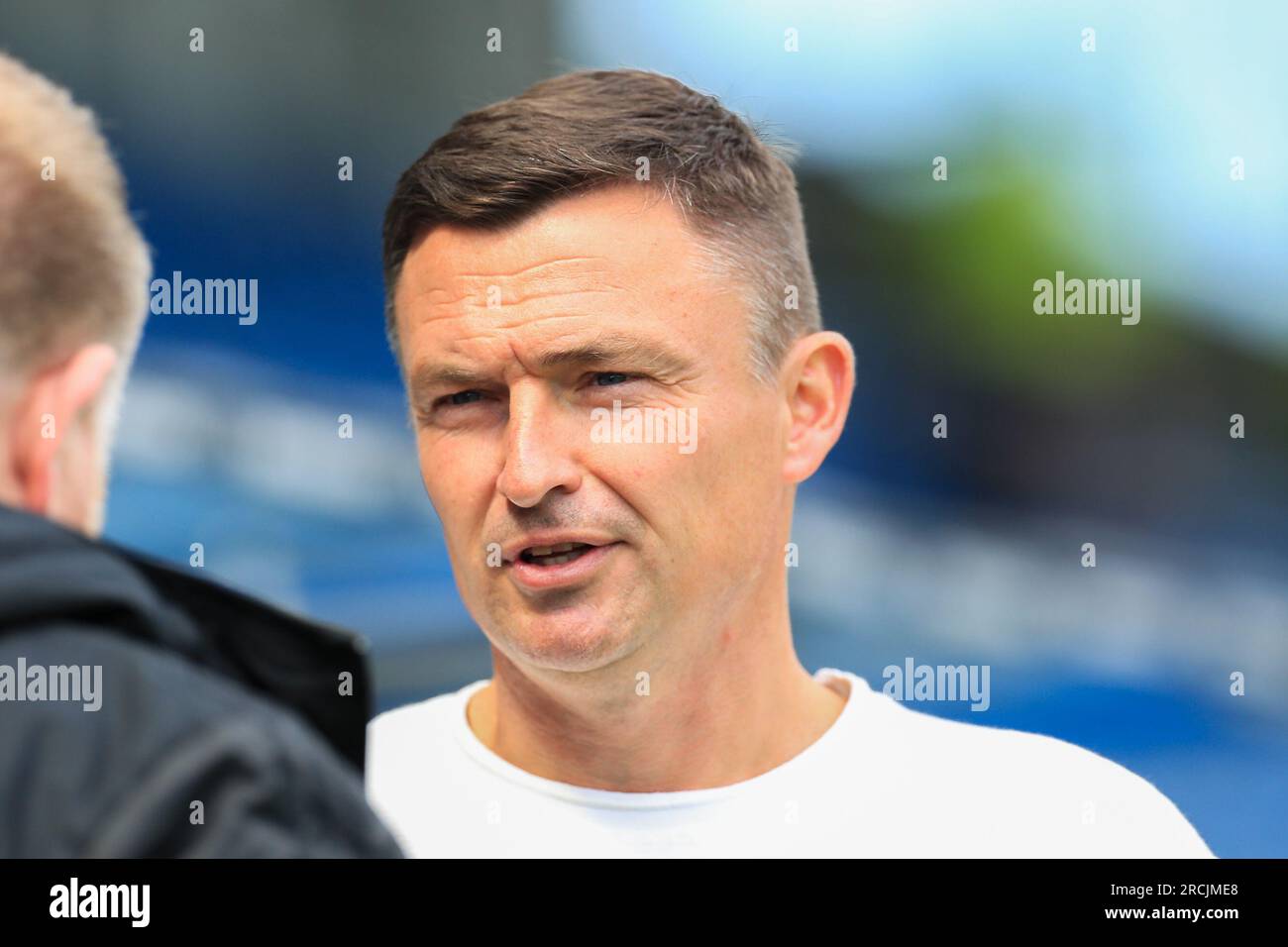 Chesterfield, UK. 15th July, 2023. Sheffield United Manager Paul ...