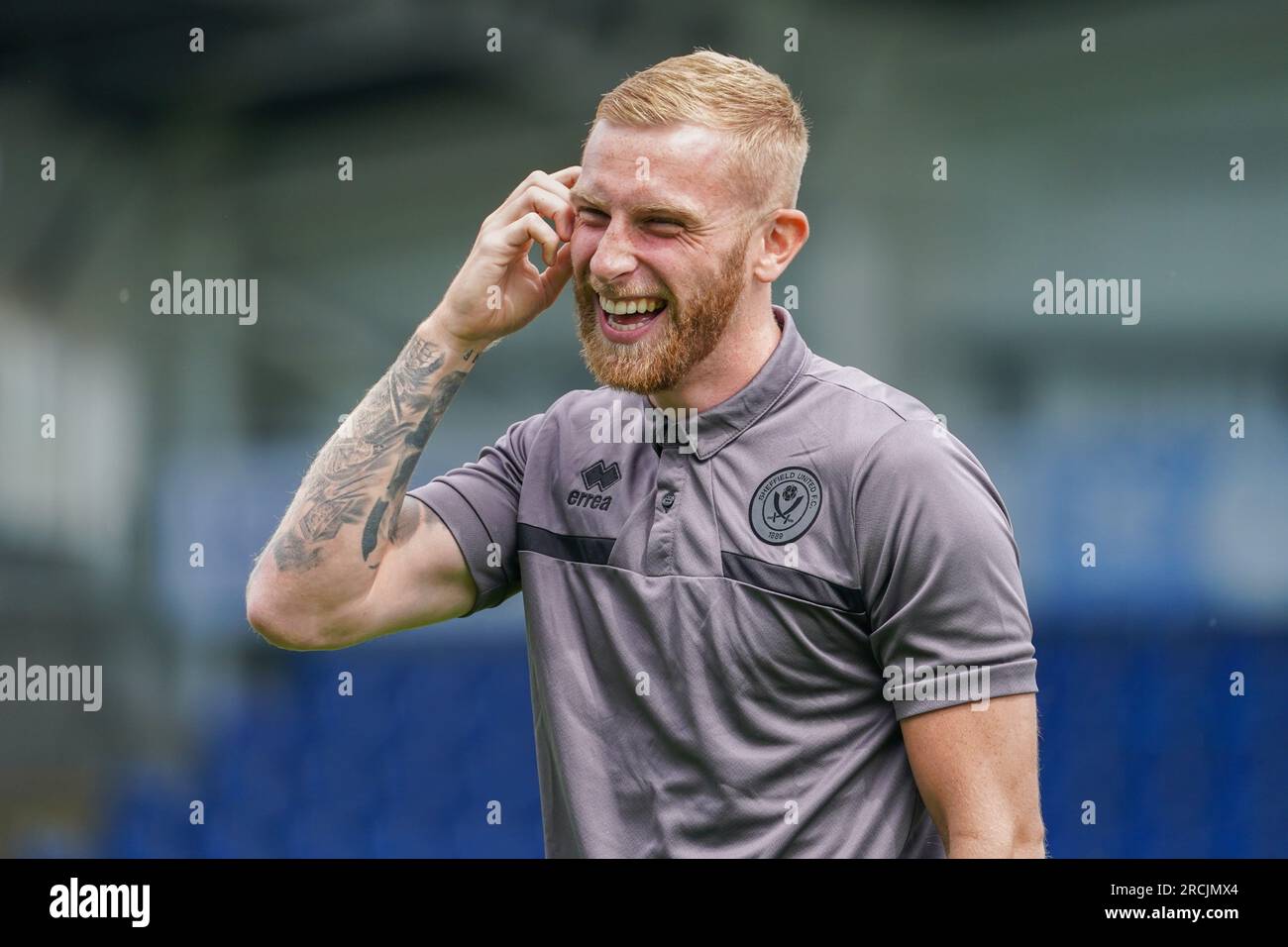 Chesterfield, UK. 15th July, 2023. Sheffield United forward Oliver ...