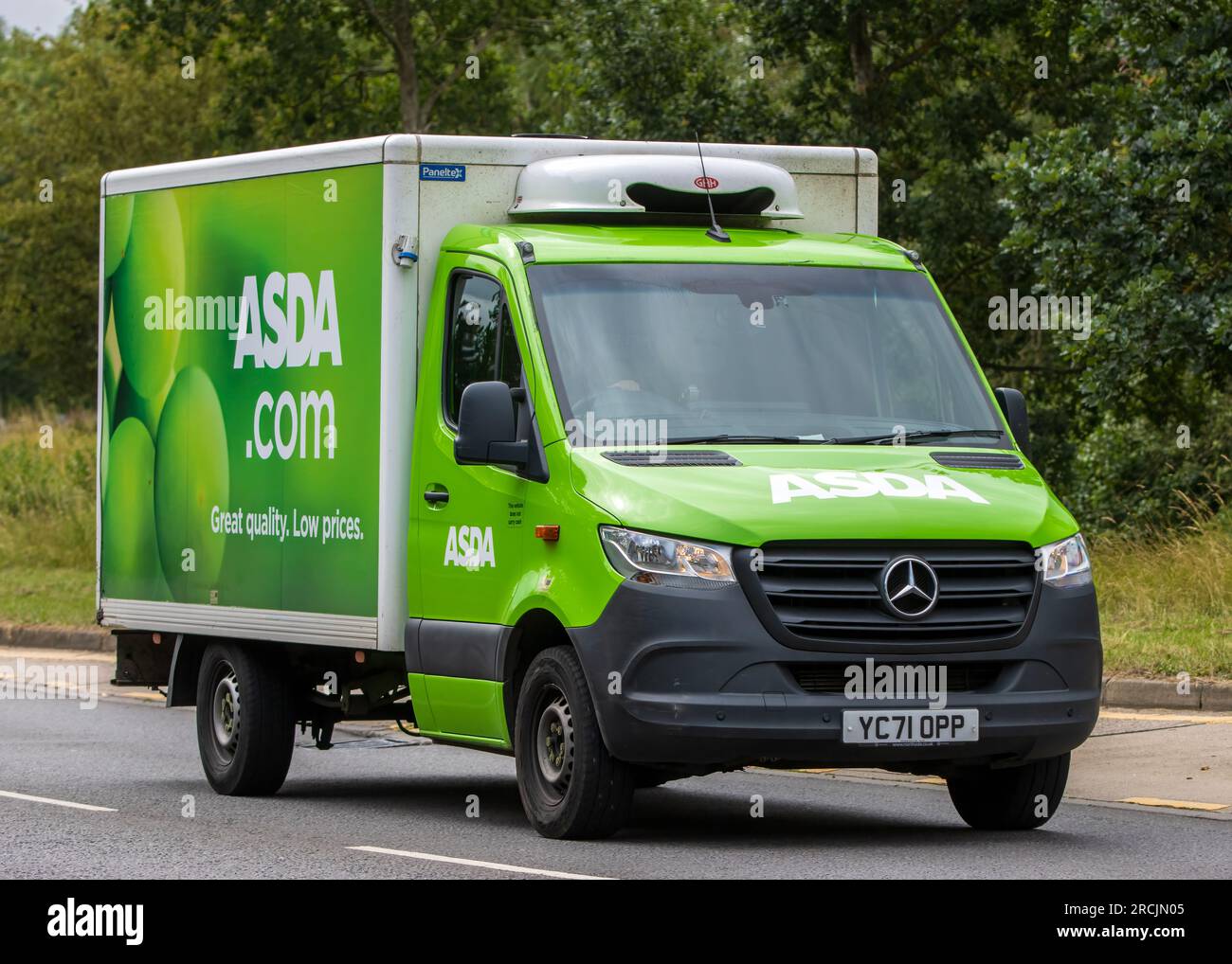 Milton Keynes, UK - July 13th 2023: 2021 MERCEDES-BENZ SPRINTER ASDA ...