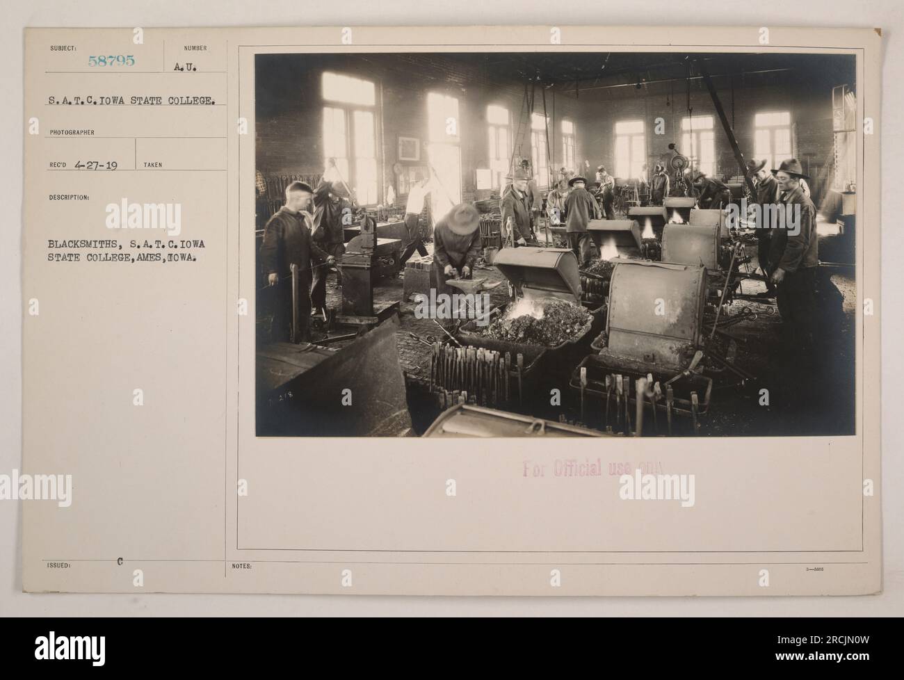 American college student army training corps s a t c hi-res stock ...