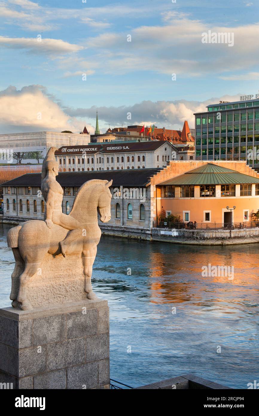 Halle Nord Gallery, Geneva, Switzerland Stock Photo - Alamy