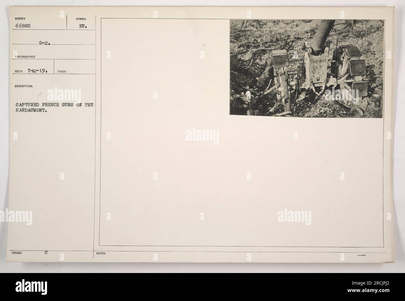 Captured french machine guns hi-res stock photography and images - Alamy