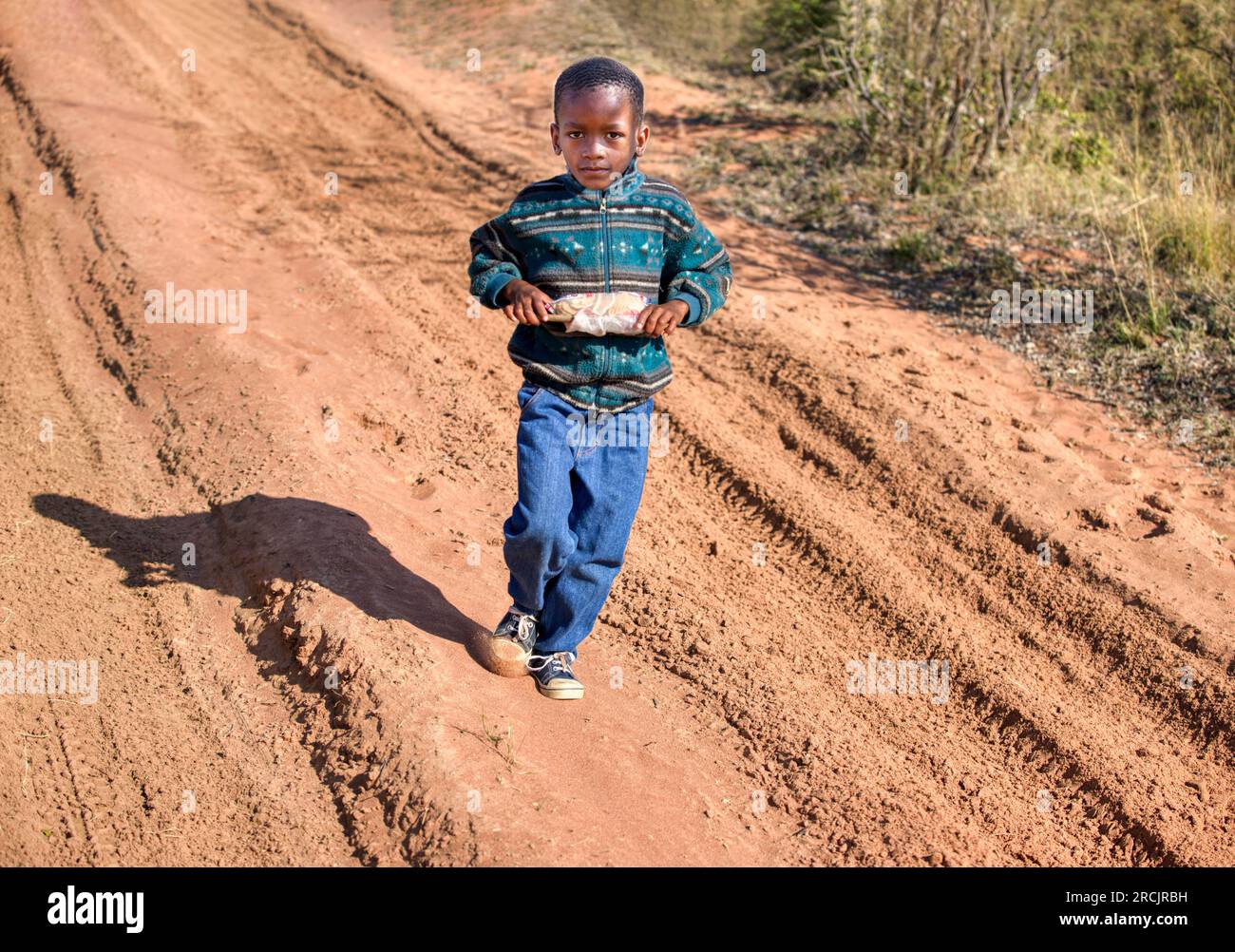 Poor Boy Going To School