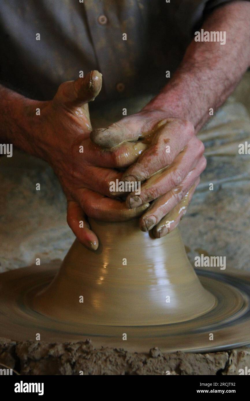 Pottery making in Lebanon Stock Photo - Alamy