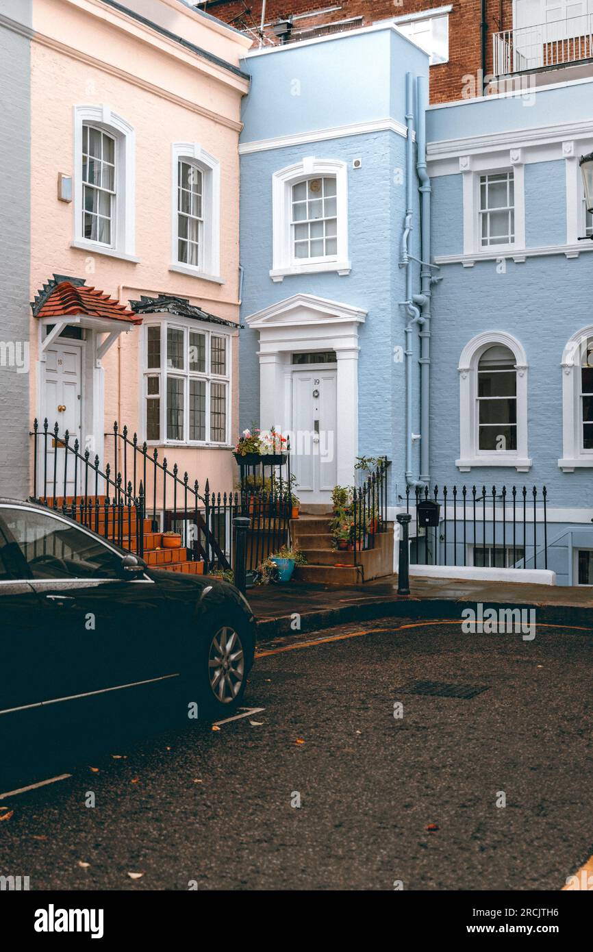 Uk residential houses rain hi-res stock photography and images - Alamy