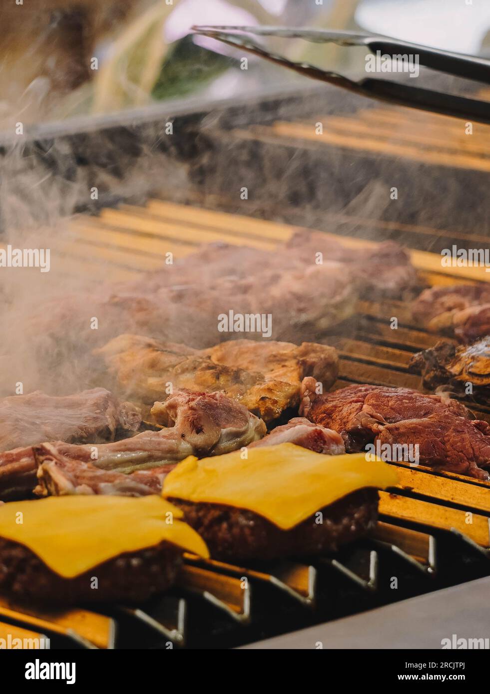 Super gourmet burger with high quality ingredients Stock Photo - Alamy