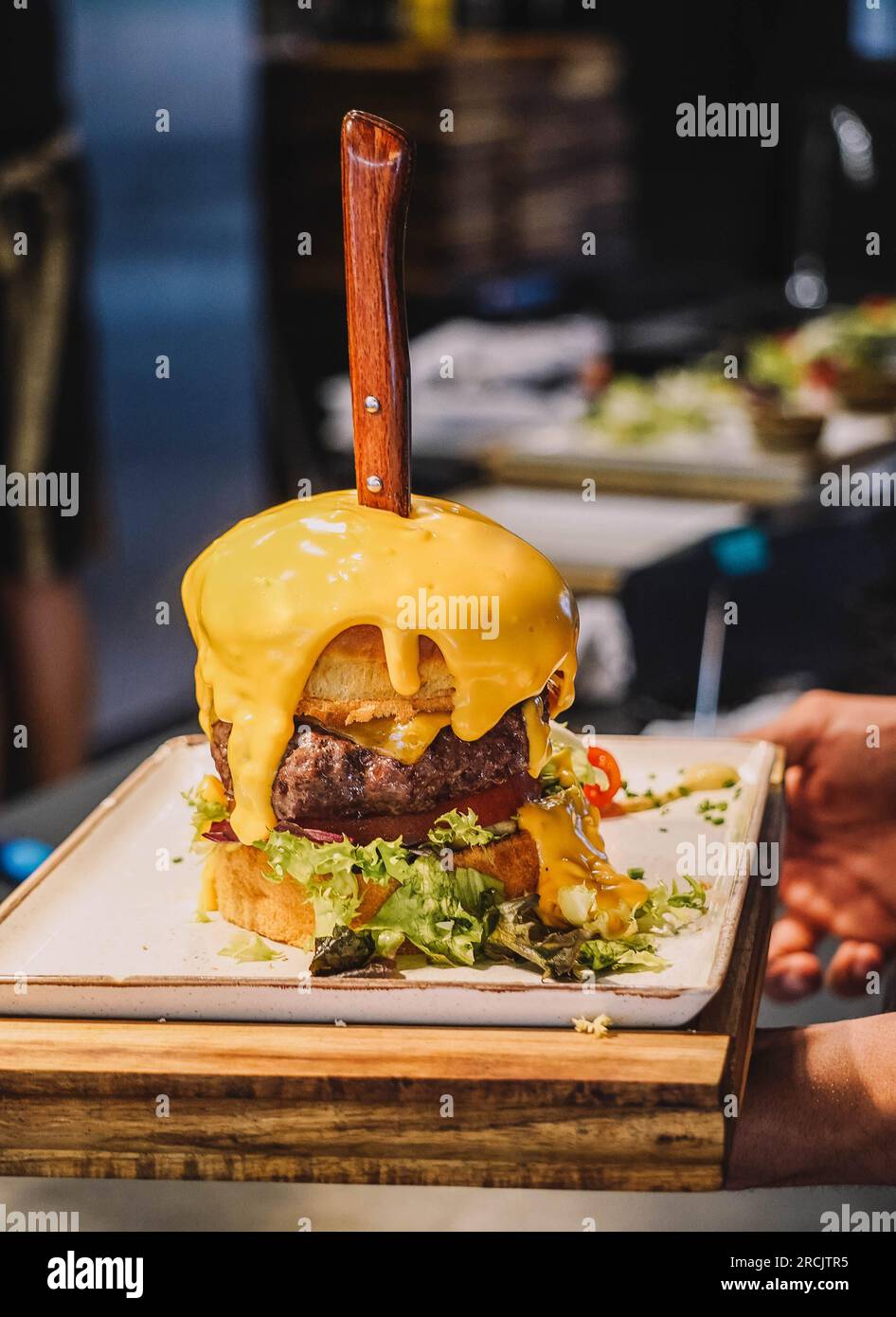 Super burger hi-res stock photography and images - Alamy