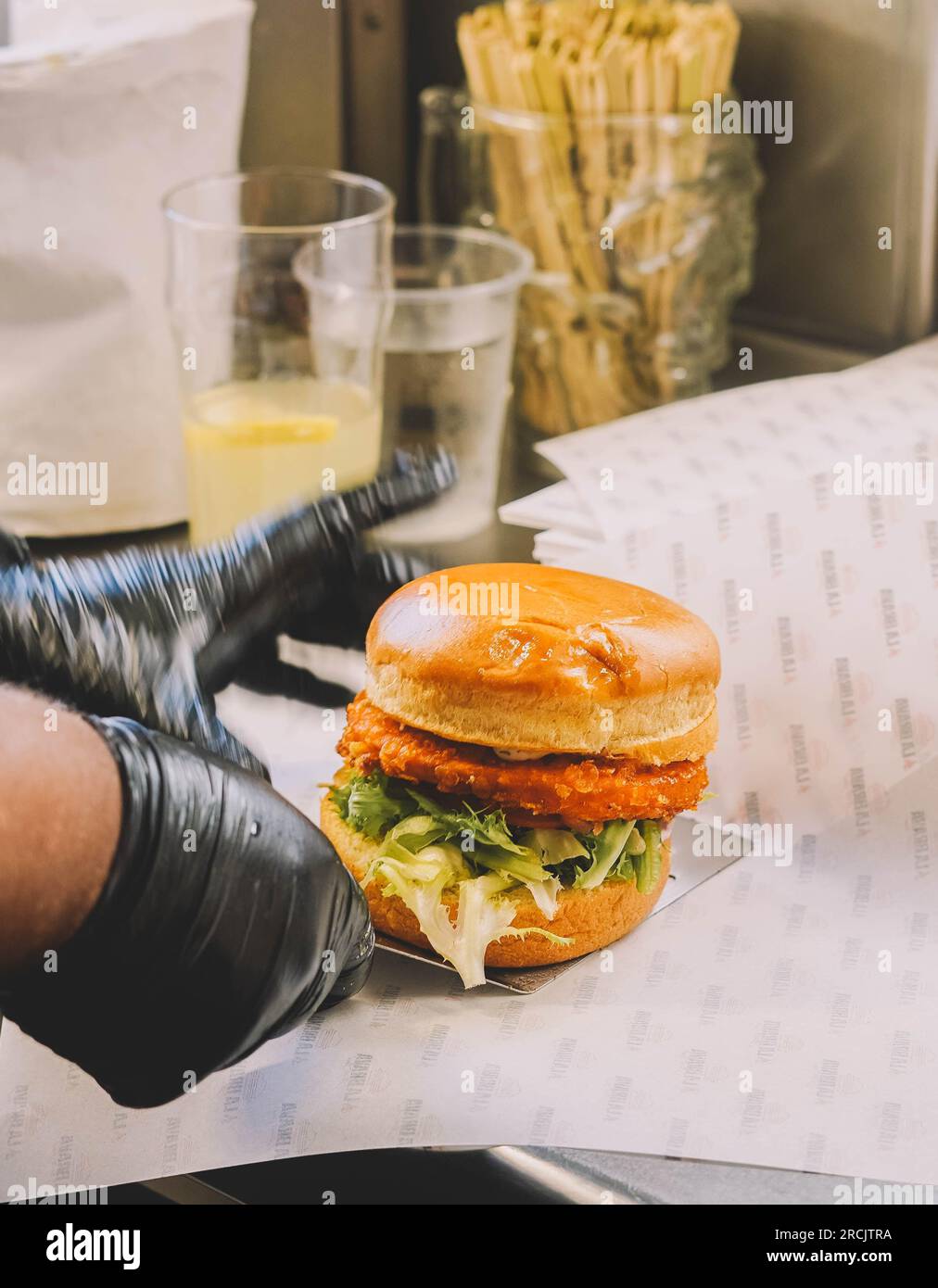 Quality beef burgers hi-res stock photography and images - Alamy